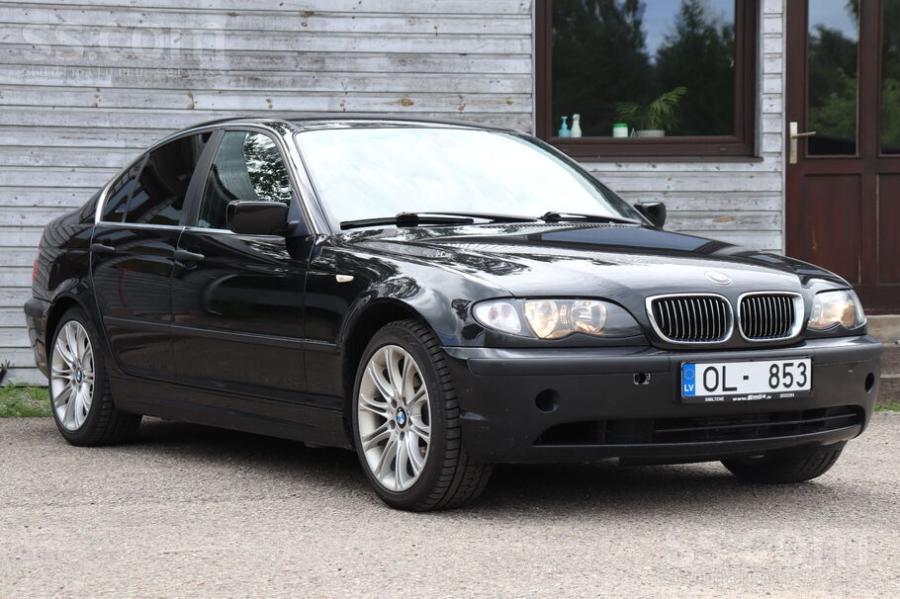 Black BMW 318 2003 in Valmiera, with an engine capacity of 2.00 L and mileage of 0 thousand km for 2700 €, photo 8 on AUTOMOTO.COM.LV