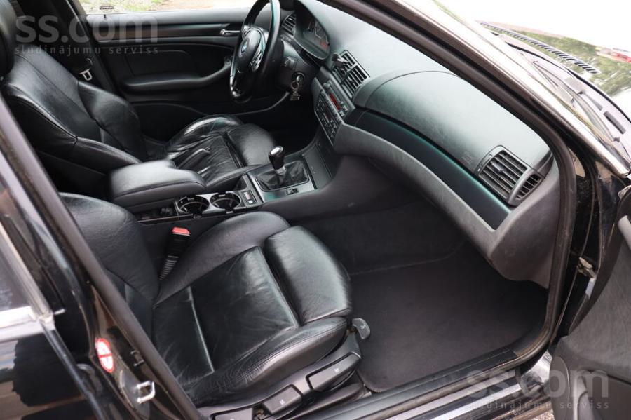 Black BMW 318 2003 in Valmiera, with an engine capacity of 2.00 L and mileage of 0 thousand km for 2700 €, photo 9 on AUTOMOTO.COM.LV