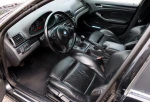 Black BMW 318 2003 in Valmiera, with an engine capacity of 2.00 L and mileage of 0 thousand km for 2700 €, photo 13 on AUTOMOTO.COM.LV