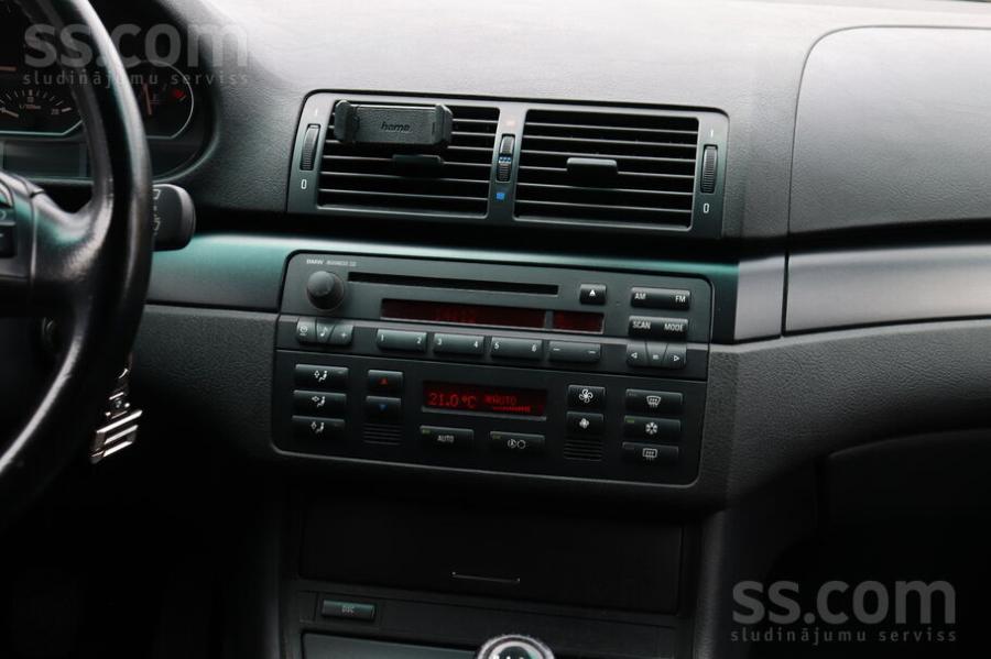 Black BMW 318 2003 in Valmiera, with an engine capacity of 2.00 L and mileage of 0 thousand km for 2700 €, photo 17 on AUTOMOTO.COM.LV