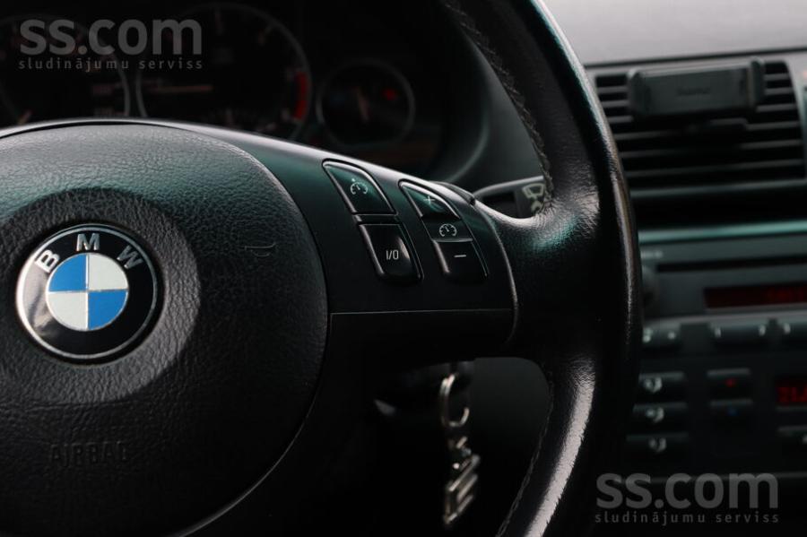Black BMW 318 2003 in Valmiera, with an engine capacity of 2.00 L and mileage of 0 thousand km for 2700 €, photo 22 on AUTOMOTO.COM.LV