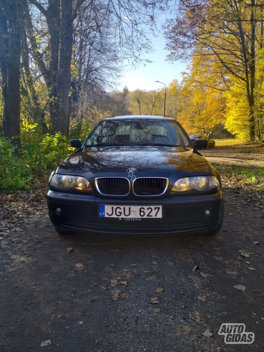 Black BMW 318 2003 in Vilnius, with an engine capacity of 2.00 L and mileage of 241 thousand km for 1650 €, photo 1 on AUTOMOTO.COM.LV