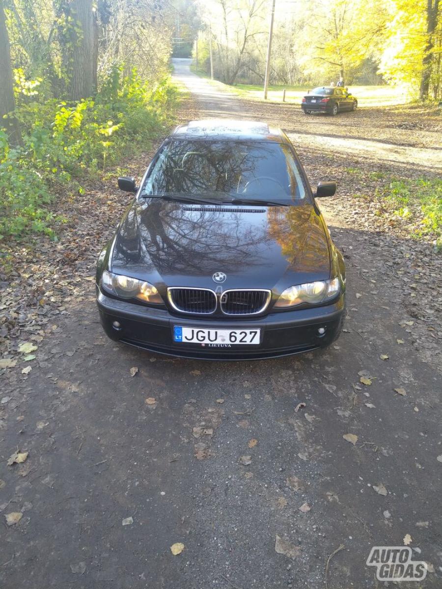 Black BMW 318 2003 in Vilnius, with an engine capacity of 2.00 L and mileage of 241 thousand km for 1650 €, photo 3 on AUTOMOTO.COM.LV
