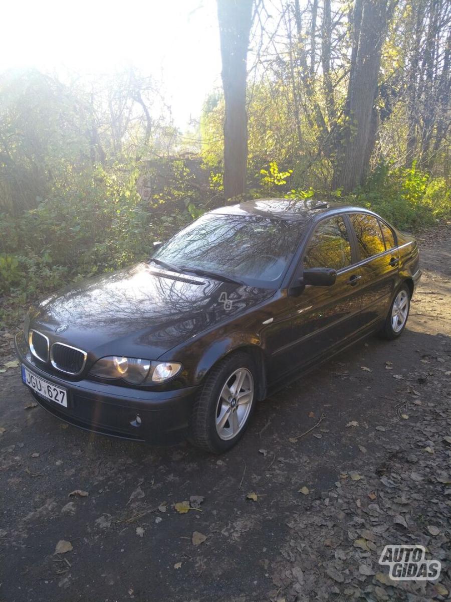 Black BMW 318 2003 in Vilnius, with an engine capacity of 2.00 L and mileage of 241 thousand km for 1650 €, photo 4 on AUTOMOTO.COM.LV
