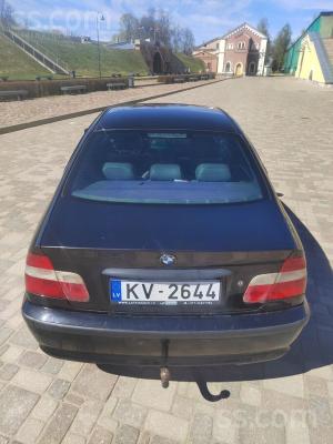 Melns BMW 318 2004 Daugavpils, ar dzinēja tilpumu 2.00 L un nobraukumu 341 tūkst. km par 1799 €, foto 3 vietnē AUTOMOTO.COM.LV