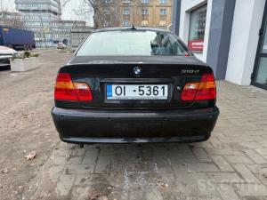 Black BMW 318 2004 in Riga, with an engine capacity of 2.00 L and mileage of 260 thousand km for 2600 €, photo 7 on AUTOMOTO.COM.LV