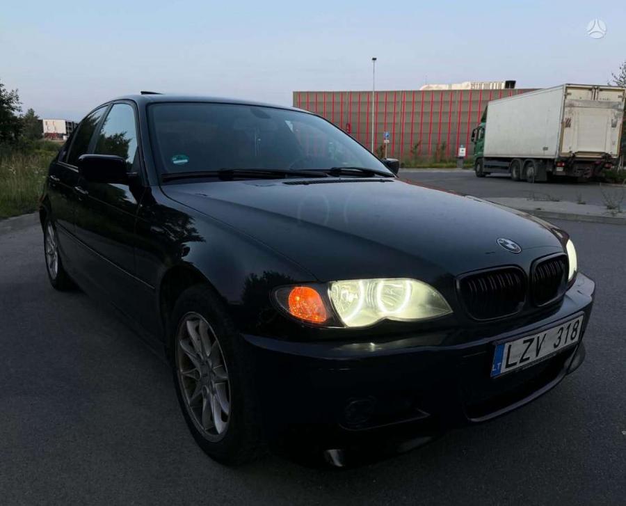 Melns BMW 318 2004 Viļņa, ar dzinēja tilpumu 2.00 L un nobraukumu 327 tūkst. km par 1650 €, foto 5 vietnē AUTOMOTO.COM.LV