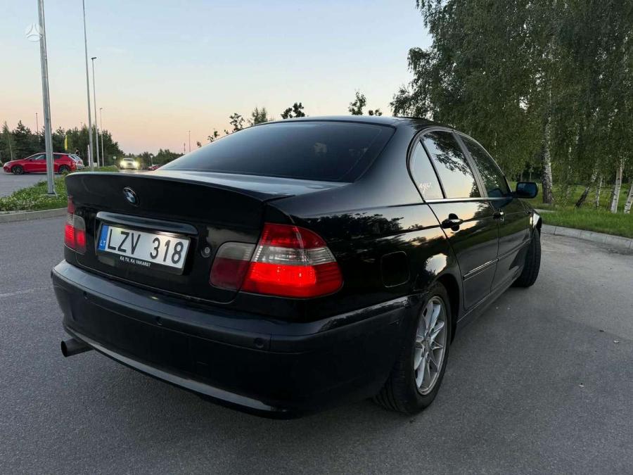 Melns BMW 318 2004 Viļņa, ar dzinēja tilpumu 2.00 L un nobraukumu 327 tūkst. km par 1650 €, foto 10 vietnē AUTOMOTO.COM.LV