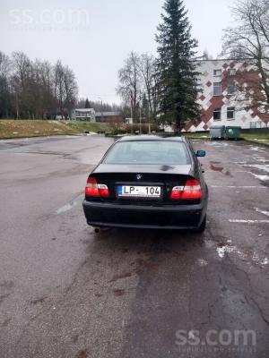 Melns BMW 318 2005 Limbaži, ar dzinēja tilpumu 2.00 L un nobraukumu 322 tūkst. km par 2200 €, foto 4 vietnē AUTOMOTO.COM.LV