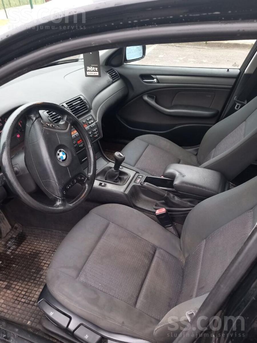 Melns BMW 318 2005 Limbaži, ar dzinēja tilpumu 2.00 L un nobraukumu 322 tūkst. km par 2200 €, foto 6 vietnē AUTOMOTO.COM.LV