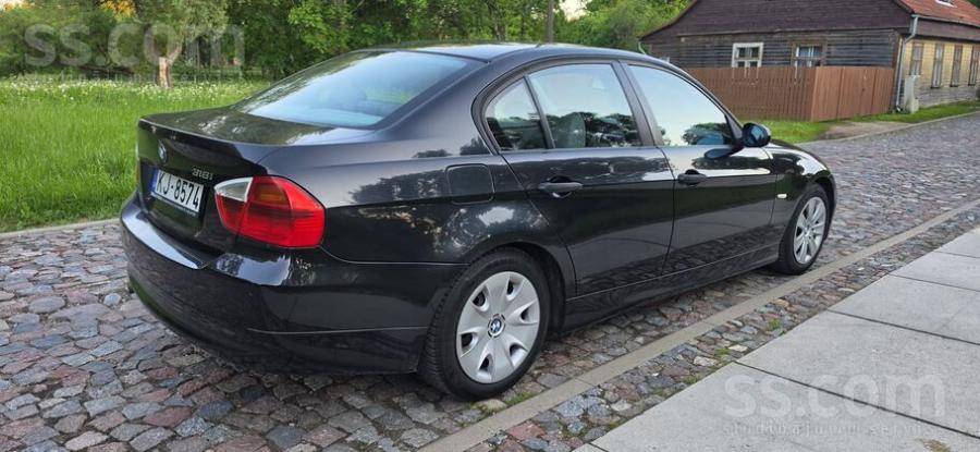 Melns BMW 318 2006 Kuldīga, ar dzinēja tilpumu 2.00 L un nobraukumu 369 tūkst. km par 2950 €, foto 7 vietnē AUTOMOTO.COM.LV