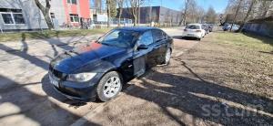 Black BMW 318 2006 in Riga, with an engine capacity of 2.00 L and mileage of 242 thousand km for 3500 €, photo 4 on AUTOMOTO.COM.LV