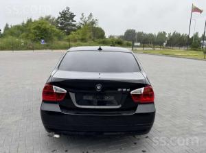Black BMW 318 2006 in Telschi, with an engine capacity of 2.00 L and mileage of 206 thousand km for 4490 €, photo 6 on AUTOMOTO.COM.LV