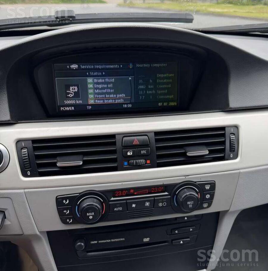 Black BMW 318 2006 in Telschi, with an engine capacity of 2.00 L and mileage of 206 thousand km for 4490 €, photo 18 on AUTOMOTO.COM.LV