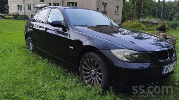 Black BMW 318 2006 in Preili, with an engine capacity of 2.00 L and mileage of 311 thousand km for 1250 €, photo 1 on AUTOMOTO.COM.LV