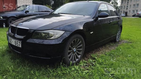 Black BMW 318 2006 in Preili, with an engine capacity of 2.00 L and mileage of 311 thousand km for 1250 €, photo 6 on AUTOMOTO.COM.LV