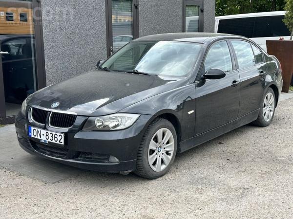 Black BMW 318 2007 in Riga, with an engine capacity of 2.00 L and mileage of 0 thousand km for 2300 €, photo 2 on AUTOMOTO.COM.LV