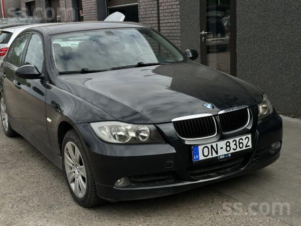 Black BMW 318 2007 in Riga, with an engine capacity of 2.00 L and mileage of 0 thousand km for 2300 €, photo 7 on AUTOMOTO.COM.LV