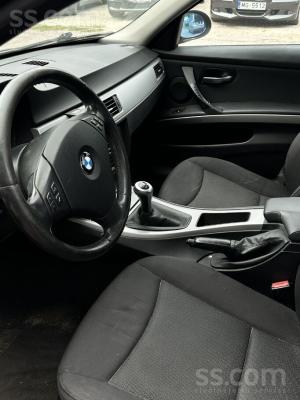 Black BMW 318 2007 in Riga, with an engine capacity of 2.00 L and mileage of 0 thousand km for 2300 €, photo 9 on AUTOMOTO.COM.LV