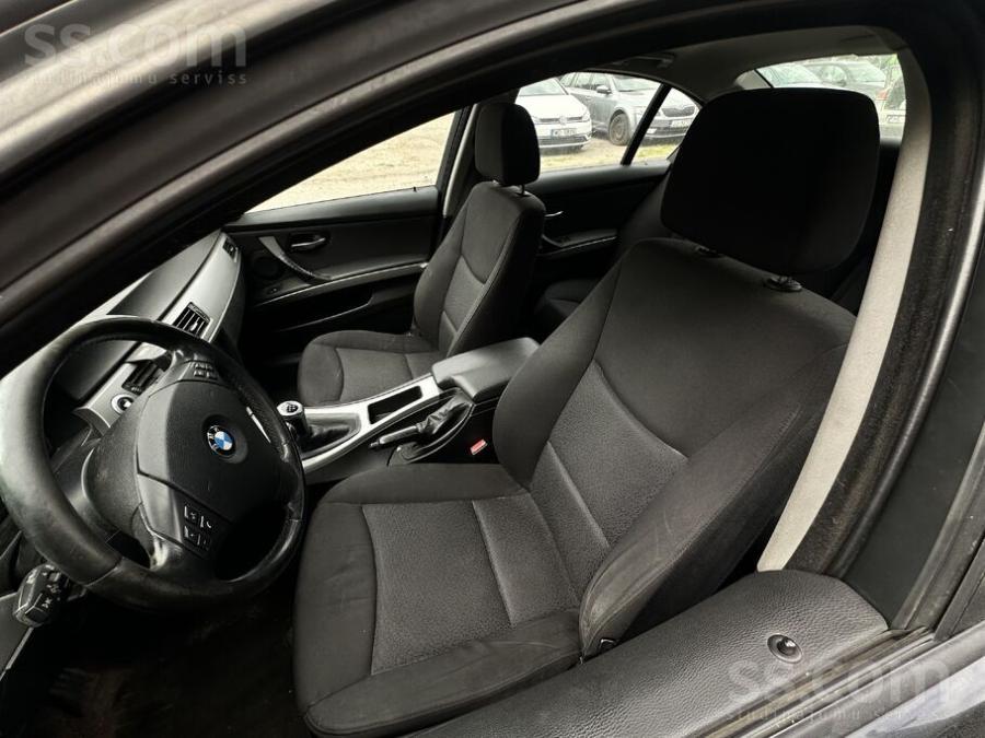 Black BMW 318 2007 in Riga, with an engine capacity of 2.00 L and mileage of 0 thousand km for 2300 €, photo 10 on AUTOMOTO.COM.LV