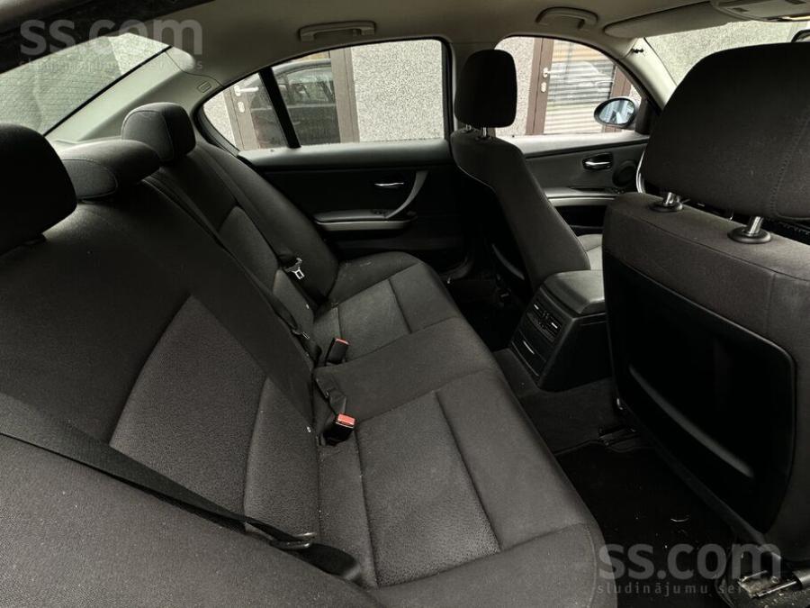 Black BMW 318 2007 in Riga, with an engine capacity of 2.00 L and mileage of 0 thousand km for 2300 €, photo 15 on AUTOMOTO.COM.LV