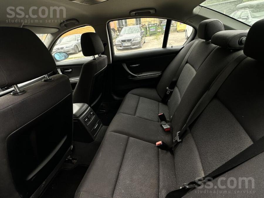 Black BMW 318 2007 in Riga, with an engine capacity of 2.00 L and mileage of 0 thousand km for 2300 €, photo 16 on AUTOMOTO.COM.LV