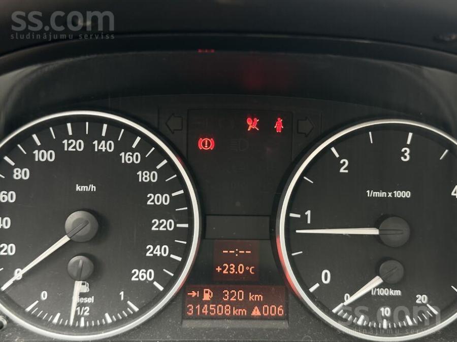 Black BMW 318 2007 in Riga, with an engine capacity of 2.00 L and mileage of 0 thousand km for 2300 €, photo 17 on AUTOMOTO.COM.LV