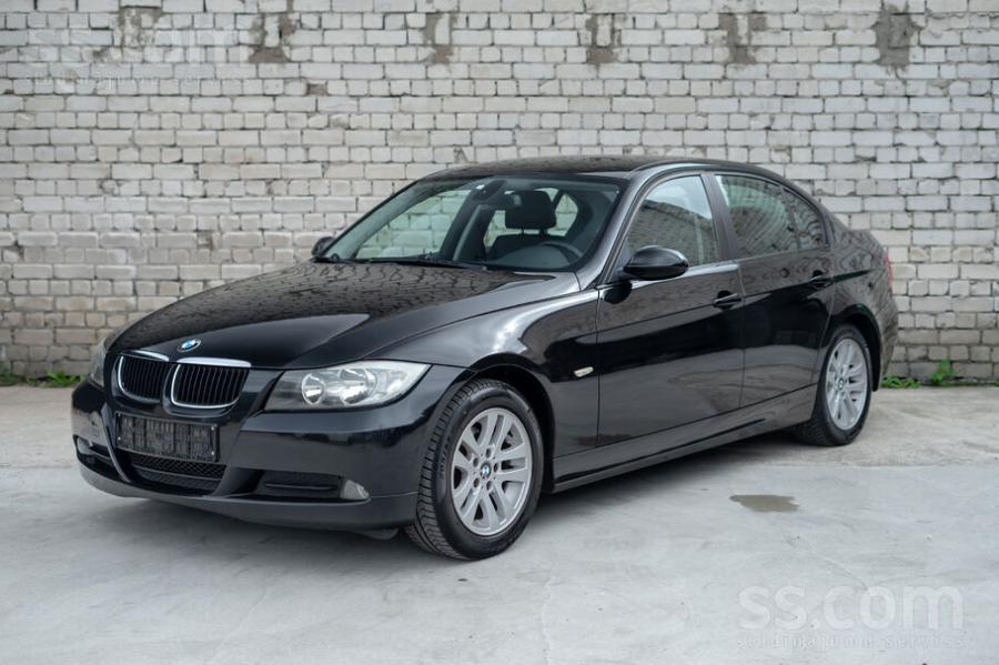 Black BMW 318 2007 in Liepaja, with an engine capacity of 2.00 L and mileage of 276 thousand km for 4400 €, photo 1 on AUTOMOTO.COM.LV