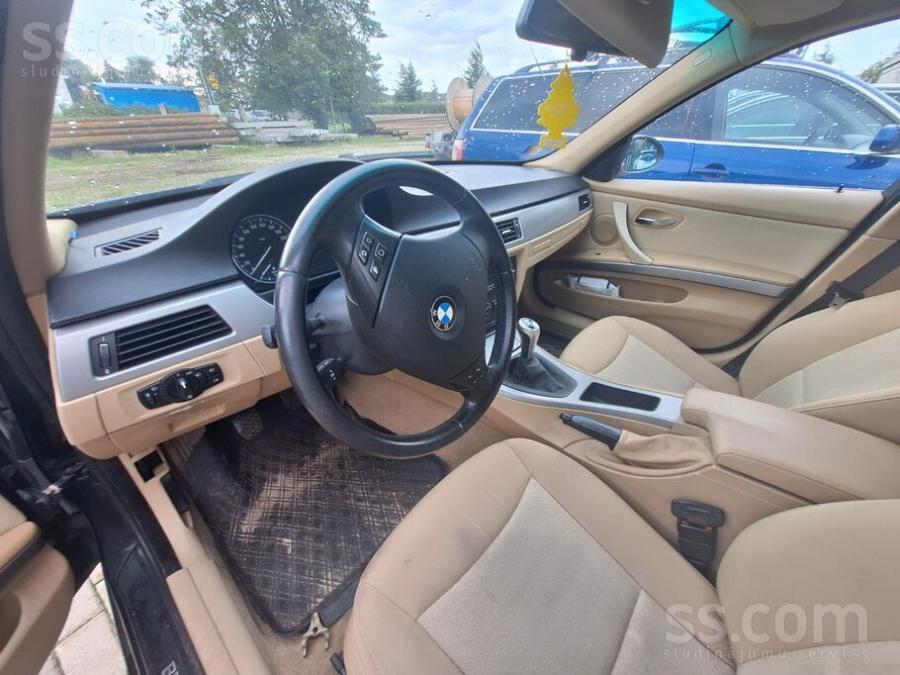 Черный БМВ 318 2008 в Вентспилс, объемом двигателя 2.00 л и пробегом 380 тыс. км за 1599 €, фото 2 на AUTOMOTO.COM.LV