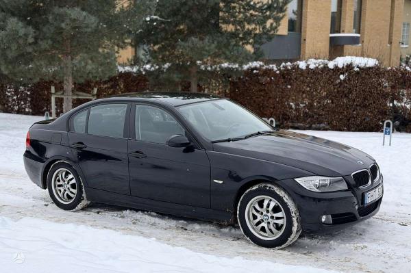 Black BMW 318 2008 in Vilnius, with an engine capacity of 2.00 L and mileage of 180 thousand km for 2200 €, photo 5 on AUTOMOTO.COM.LV