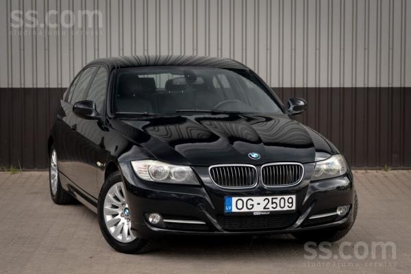 Black BMW 318 2009 in Talsi, with an engine capacity of 2.00 L and mileage of 231 thousand km for 4790 €, photo 1 on AUTOMOTO.COM.LV