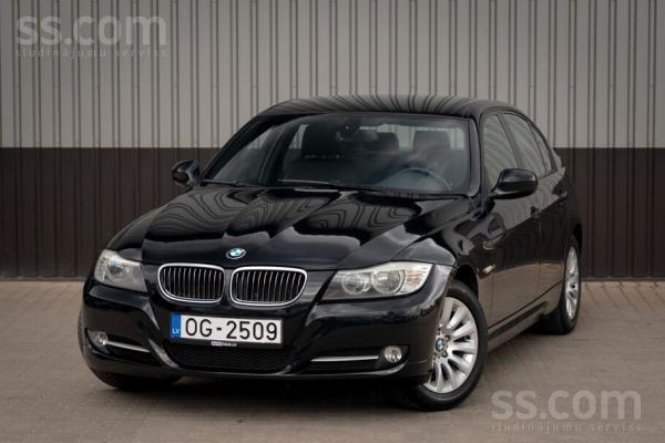 Black BMW 318 2009 in Talsi, with an engine capacity of 2.00 L and mileage of 231 thousand km for 4790 €, photo 3 on AUTOMOTO.COM.LV