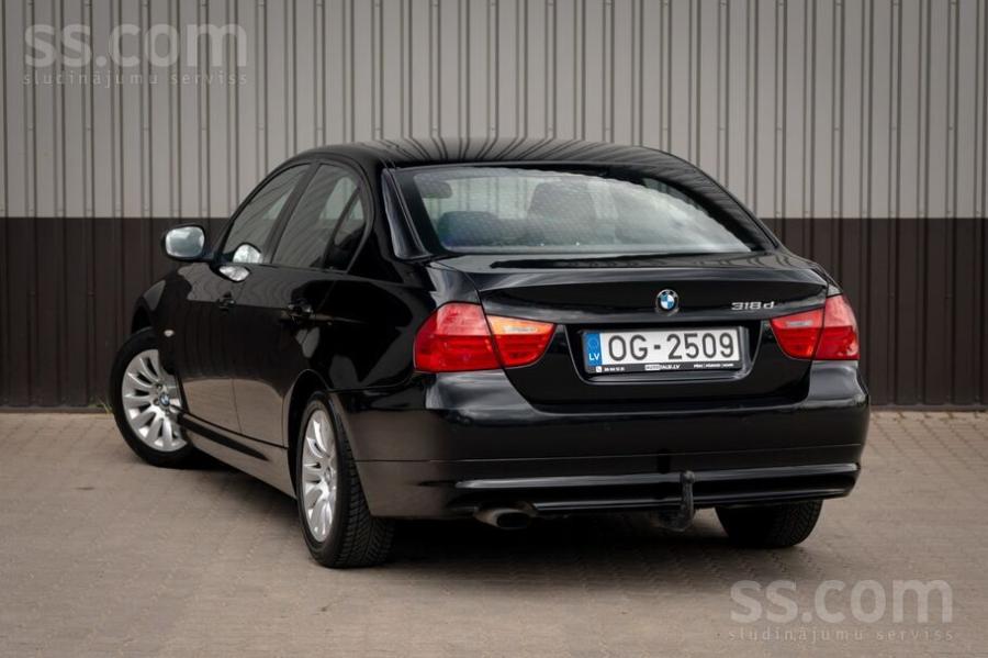 Melns BMW 318 2009 Talsi, ar dzinēja tilpumu 2.00 L un nobraukumu 231 tūkst. km par 4790 €, foto 5 vietnē AUTOMOTO.COM.LV