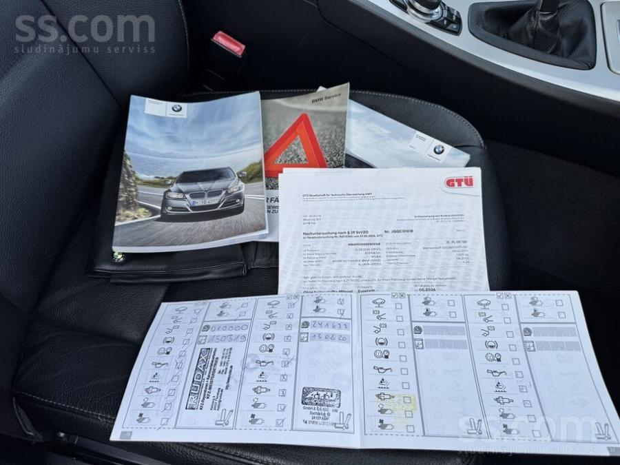 Black BMW 318 2011 in Riga, with an engine capacity of 2.00 L and mileage of 330 thousand km for 4490 €, photo 34 on AUTOMOTO.COM.LV