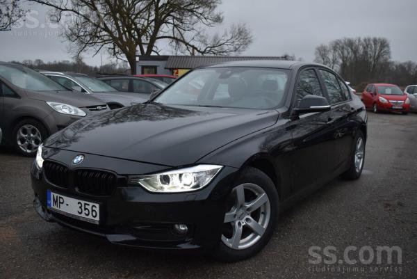 Black BMW 318 2012 in Kuldiga, with an engine capacity of 2.00 L and mileage of 0 thousand km for 9550 €, photo 1 on AUTOMOTO.COM.LV