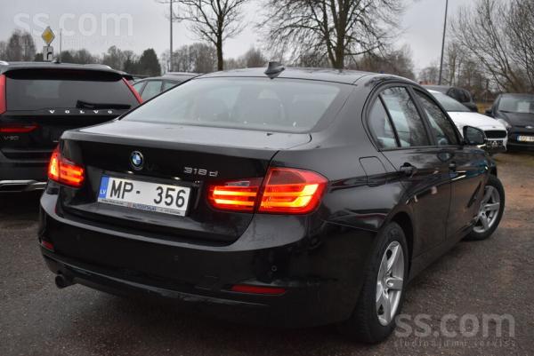 Black BMW 318 2012 in Kuldiga, with an engine capacity of 2.00 L and mileage of 0 thousand km for 9550 €, photo 2 on AUTOMOTO.COM.LV