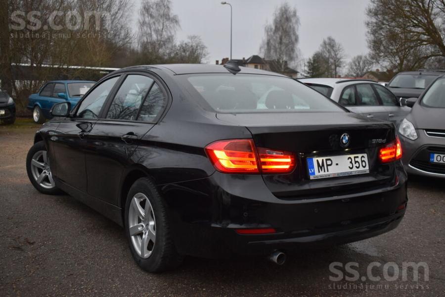 Melns BMW 318 2012 Kuldīga, ar dzinēja tilpumu 2.00 L un nobraukumu 0 tūkst. km par 9550 €, foto 3 vietnē AUTOMOTO.COM.LV