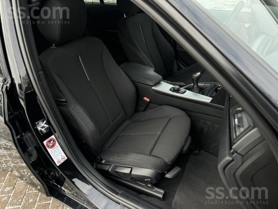 Black BMW 318 2012 in Jurmala, with an engine capacity of 2.00 L and mileage of 0 thousand km for 6850 €, photo 8 on AUTOMOTO.COM.LV