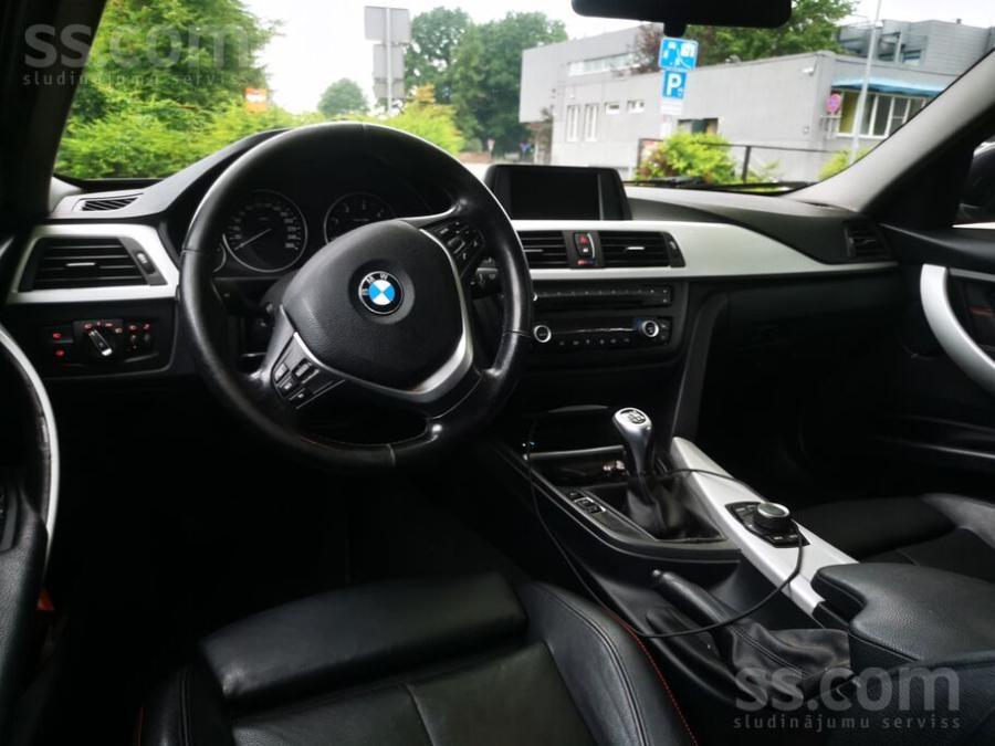 Black BMW 318 2012 in Riga, with an engine capacity of 2.00 L and mileage of 326 thousand km for 8400 €, photo 8 on AUTOMOTO.COM.LV