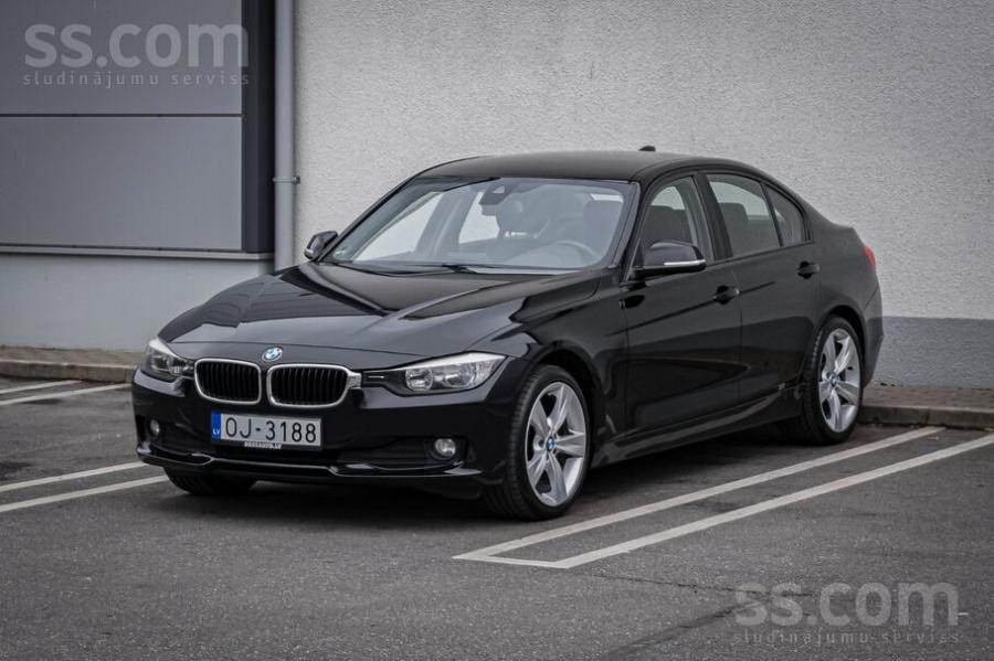 Black BMW 318 2012 in Riga, with an engine capacity of 2.00 L and mileage of 178 thousand km for 8250 €, photo 1 on AUTOMOTO.COM.LV
