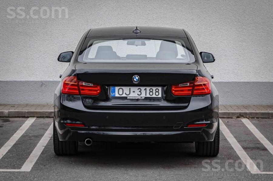 Black BMW 318 2012 in Riga, with an engine capacity of 2.00 L and mileage of 178 thousand km for 8250 €, photo 6 on AUTOMOTO.COM.LV