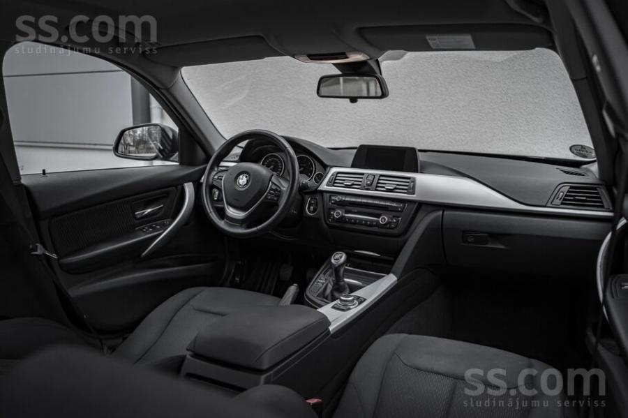 Black BMW 318 2012 in Riga, with an engine capacity of 2.00 L and mileage of 178 thousand km for 8250 €, photo 14 on AUTOMOTO.COM.LV