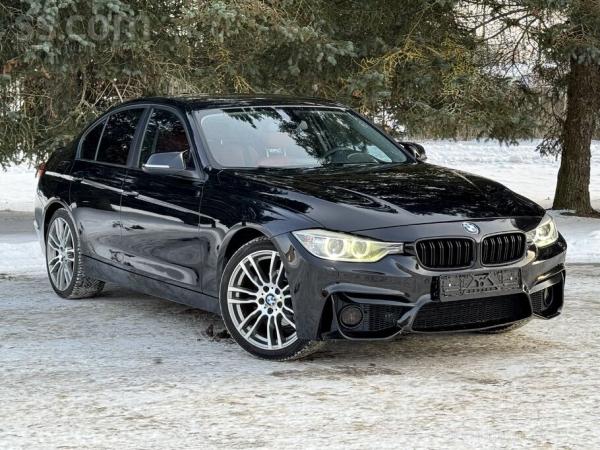 Black BMW 318 2014 in Jelgava, with an engine capacity of 2.00 L and mileage of 243 thousand km for 10800 €, photo 6 on AUTOMOTO.COM.LV