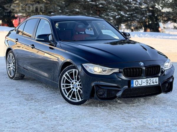 Black BMW 318 2014 in Jelgava, with an engine capacity of 2.00 L and mileage of 244 thousand km for 10800 €, photo 2 on AUTOMOTO.COM.LV