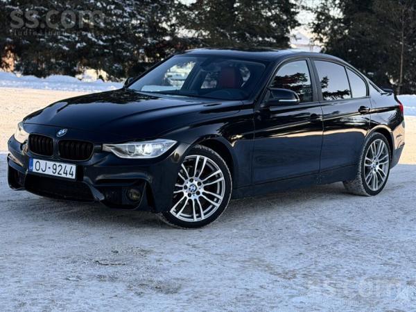 Black BMW 318 2014 in Jelgava, with an engine capacity of 2.00 L and mileage of 244 thousand km for 10800 €, photo 6 on AUTOMOTO.COM.LV