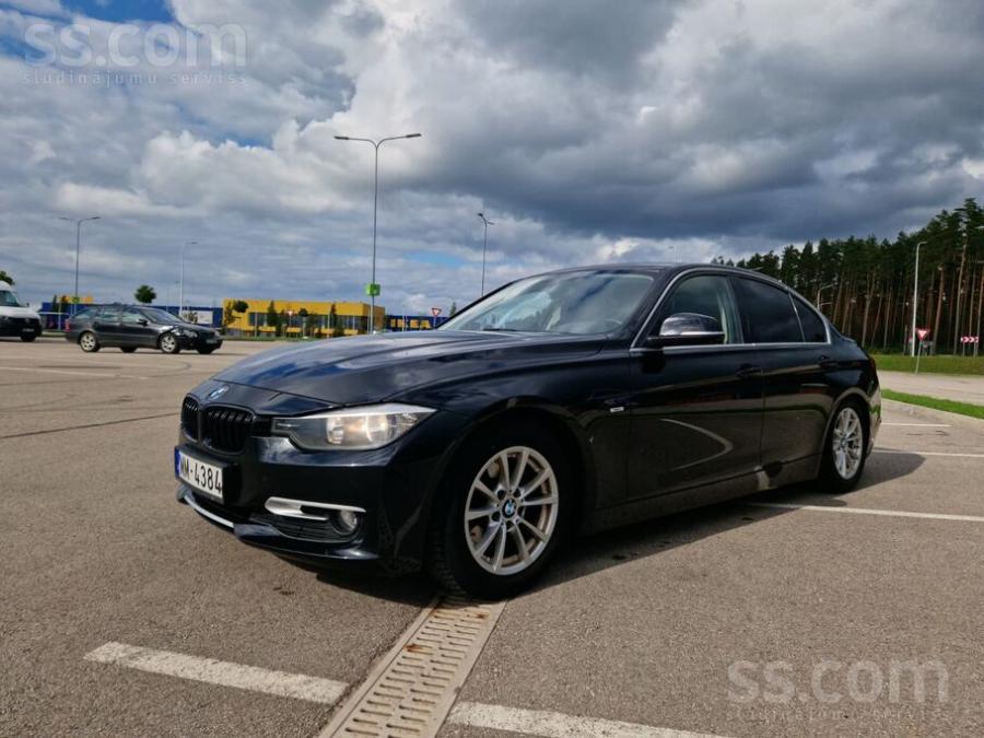 Черный БМВ 318 2014 в Рига, объемом двигателя 2.00 л и пробегом 264 тыс. км за 6950 €, фото 3 на AUTOMOTO.COM.LV