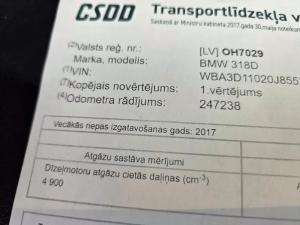 Melns BMW 318 2015 Jelgava, ar dzinēja tilpumu 2.00 L un nobraukumu 247 tūkst. km par 9900 €, foto 21 vietnē AUTOMOTO.COM.LV