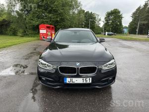 Black BMW 318 2016 in Riga, with an engine capacity of 2.00 L and mileage of 146 thousand km for 12500 €, photo 2 on AUTOMOTO.COM.LV
