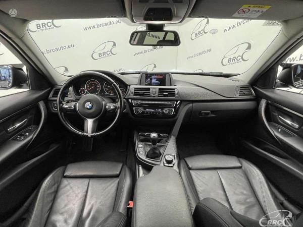Black BMW 318 2016 in Vilnius, with an engine capacity of 1.50 L and mileage of 95 thousand km for 9900 €, photo 4 on AUTOMOTO.COM.LV