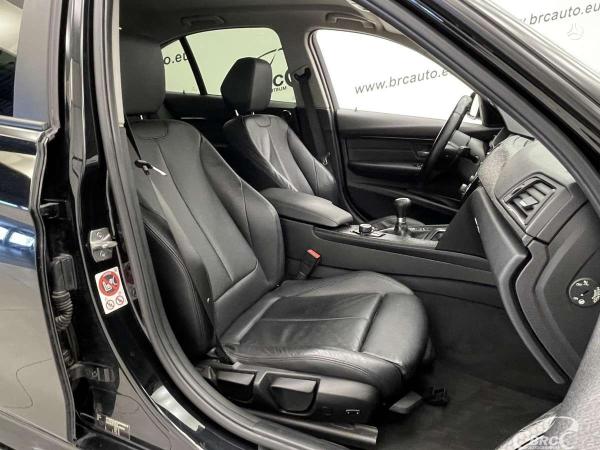 Black BMW 318 2016 in Vilnius, with an engine capacity of 1.50 L and mileage of 95 thousand km for 9900 €, photo 8 on AUTOMOTO.COM.LV